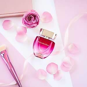 Mercedes-Benz - Rose - Professional Fragrance For Women - Elegant And Irresistible - Romantic And Stylish - Naturally Infused And Crafted - Sweet, Fresh And Young - Eau De Toilette - 3 Oz