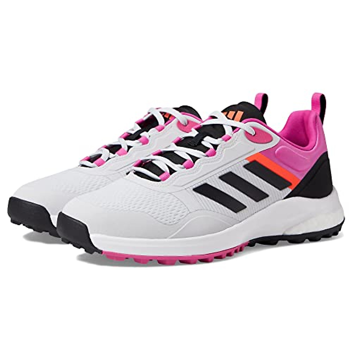 adidas Zoysia Golf Shoes Dash Grey/Core Black/Lucid Fuchsia 8.5 B (M)