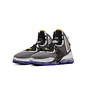 Nike Men's Lebron 19 Basketball Shoes, Black/University Gold Noir, 8.5
