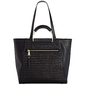 I.N.C. Women`s Ajae Bangle Crochet Tote (Black, One Size)