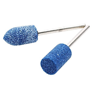 AUTOTOOLHOME 1/8" Shank Abrasive Mounted Stone Grinding Bits Sanding Drill Bit for Rotary Tool Flap Wheel for Grinding, Polishing, Deburring Ferrous Metal 10 Pack