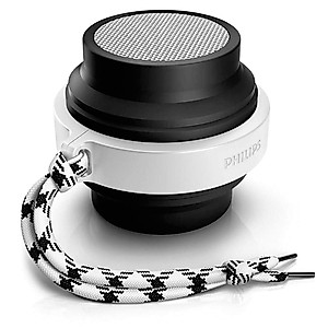 Philips FLEX BT2000B/37 Bluetooth Wireless Portable Speaker (Black/White)