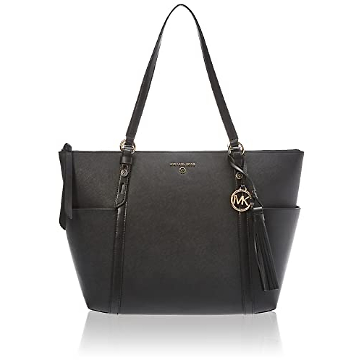 Michael Kors Sullivan Large Top Zip Tote Black One Size