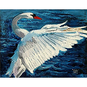 The Return, Swan By Internationally Renowned Artist Yary Dluhos