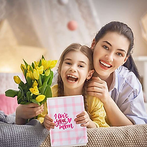 R HORSE 5Pcs Best Mom Kitchen Dish Towel Set Absorbent Quick Dry Cloth Dish Tea Towels Reusable Hand Towels Bar Hand Dishcloths Kitchen Rag Happy Mother's Day Decor for Bathroom Kitchen Home Supplies