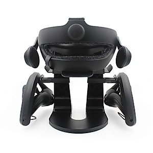 AMVR VR Headset Display Stand and Controllers Holder for Steam Valve Index Virtual Reality Mount Station