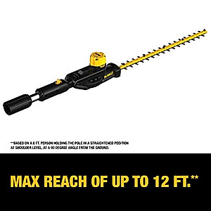 DEWALT 20V MAX* Hedge Trimmer, Tool Only (DCPH820B)