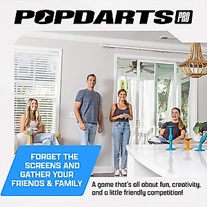 Popdarts Pro Pack (Blue and Green) - Indoor, Outdoor Suction Cup Throwing Game - Competition with a POP