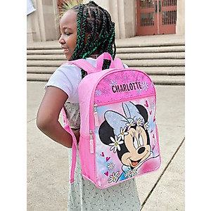 Personalized 16 Inch License School Backpack - Disney Minnie Mouse