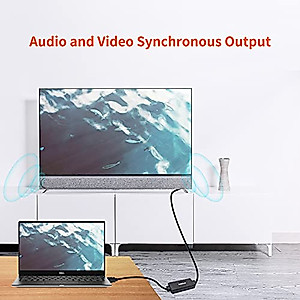 BolAAzuL Active 4K HDMI to Displayport 1.2 Converter Adapter Cable 6FT/1.8M, HDMI Source to DisplayPort Monitor Cable Unidirectional HDMI 1.4 Male to DP 1.2 Male -AHDPC