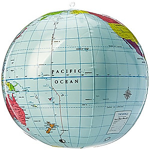 Learning Resources Inflatable 12 inch Globe - Ages 6+ Earth Globe, Geography for Kids