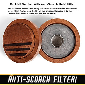 Cocktail Smoker Kit with Torch | 6 Flavors Wood Chips | Bourbon, Whiskey Smoker Infuser Kit, Old Fashioned Drink Smoker Kit, Birthday Bourbon Whiskey Gifts for Men, Dad, Husband