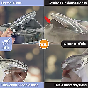 ohlela Photo Frame Shaped Clear Acrylic Flower Vase - 8 x 6 Inch Acrylic Flower Frame Vase for Centerpieces. Picture Frame Vase Flower Arrangement Holder as a Unique Flower Vase for Room Decor