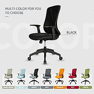FLEXISPOT Office Chair Height Adjustable Computer Desk Chair Ergonomic Home Office Desk Chair with Y Shape Backrest Black