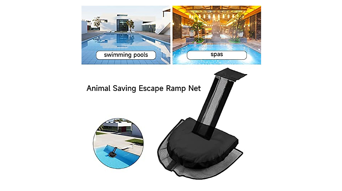 2 Pack Pool Critter Escape Ramp, Critter Ramp Pool, Pool Escape Ramp ...
