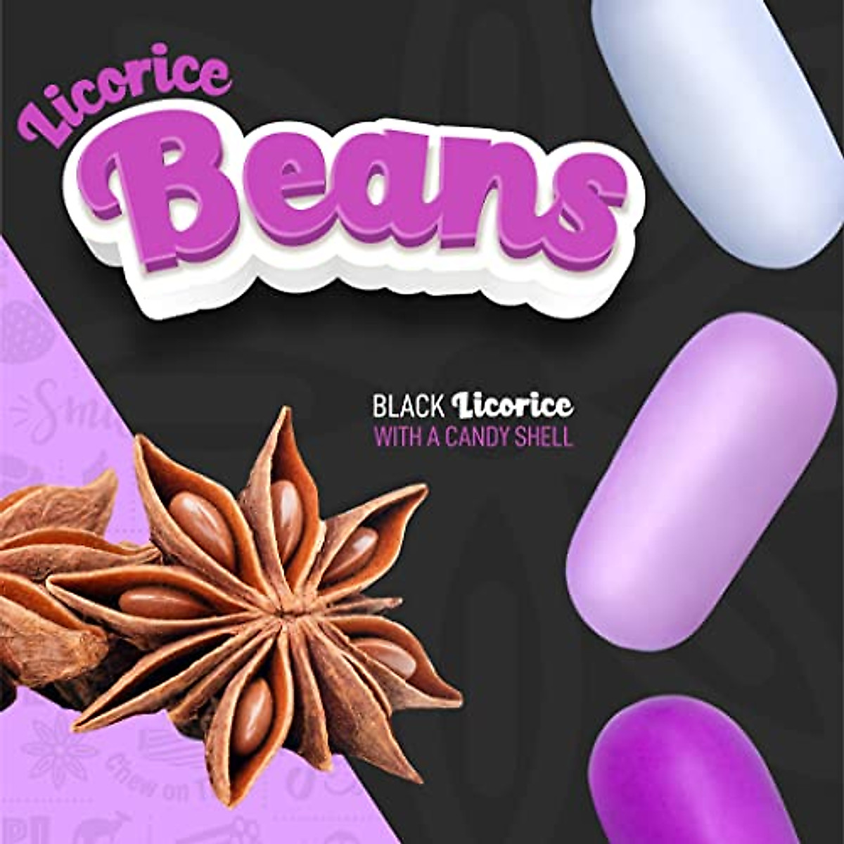 Wiley Wallaby 7.05 Ounce Classic Black Gourmet Australian Style Soft & Chewy Licorice Candy Bean, 1 Pack