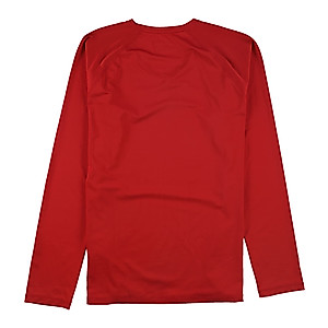 ASICS Spin Serve Volleyball Jersey Long Sleeve, Team Red, Medium