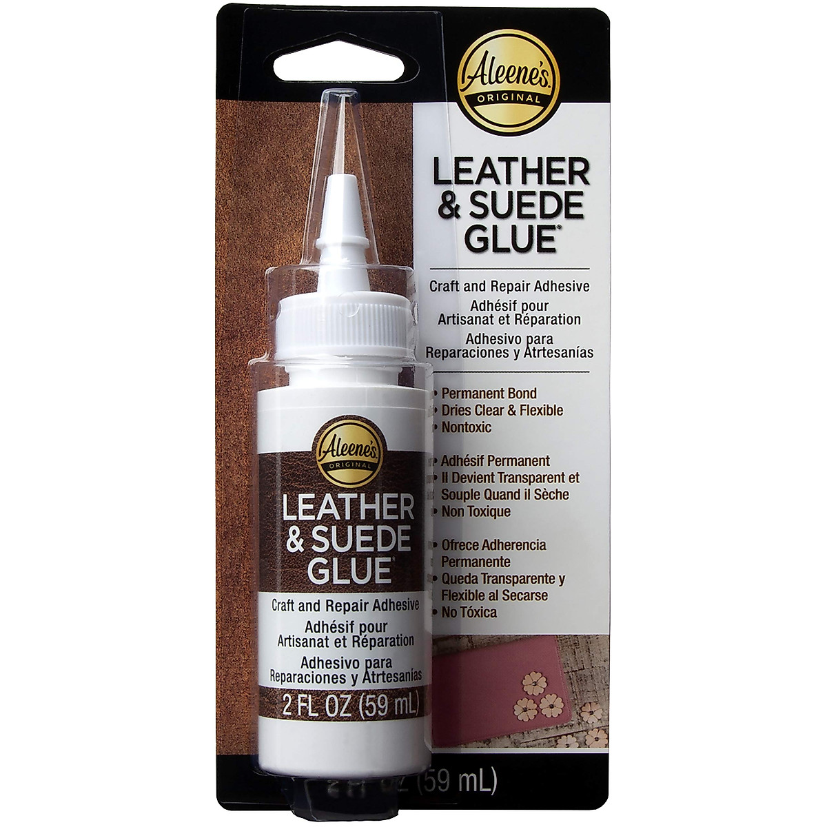 Aleene's Leather & Suede Craft Glue, White