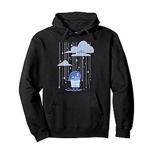 Disney Pixar Inside Out Sad Rain Graphic Hoodie Pullover Hoodie