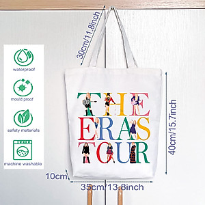 Song Lyrics Gift Album Inspired Gift Music Lover Tote Bag Singer Version Gift Singer's Merchandise Shopping Bag for Fans (tour-colorful)