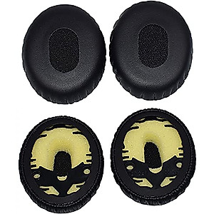 QC3 Replacement Ear Cushions Kit Exact Replacement Ear Pads Compatible with Bose QC3 On-Ear OE1 Headphones