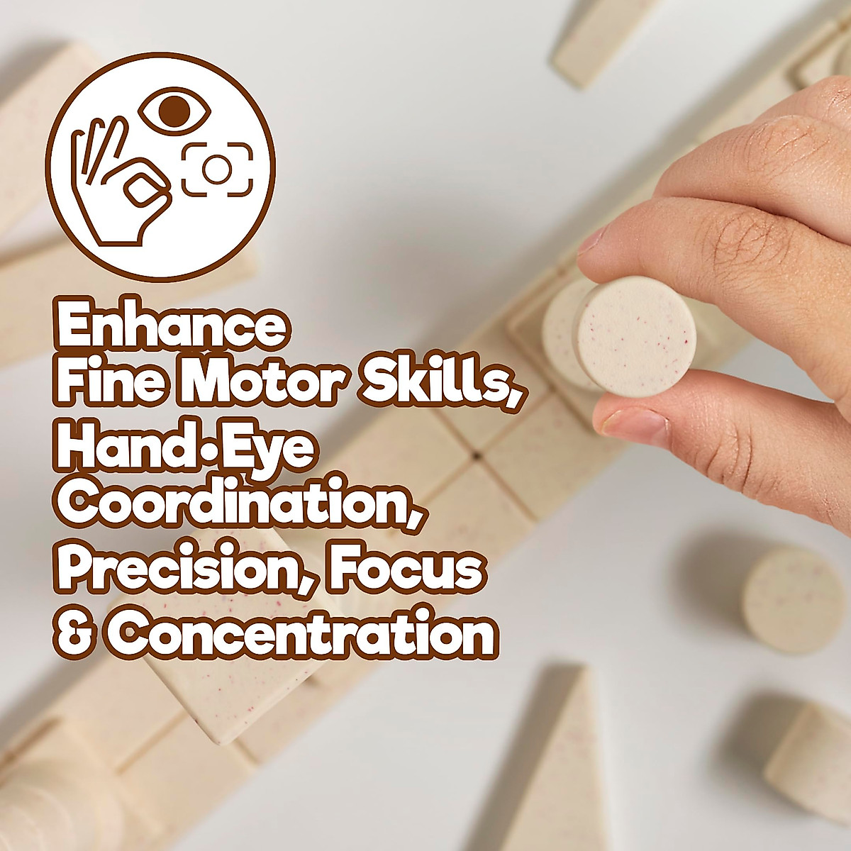 Taksa Toys Ancient Greek Facade Stem Toys Unique Educational Stackable Building Blocks, for Kids Ages 7 8 9 10+ Years Old, Indoor Architectural Kit Learning Games, Montessori Toys for Children, 55 Pcs