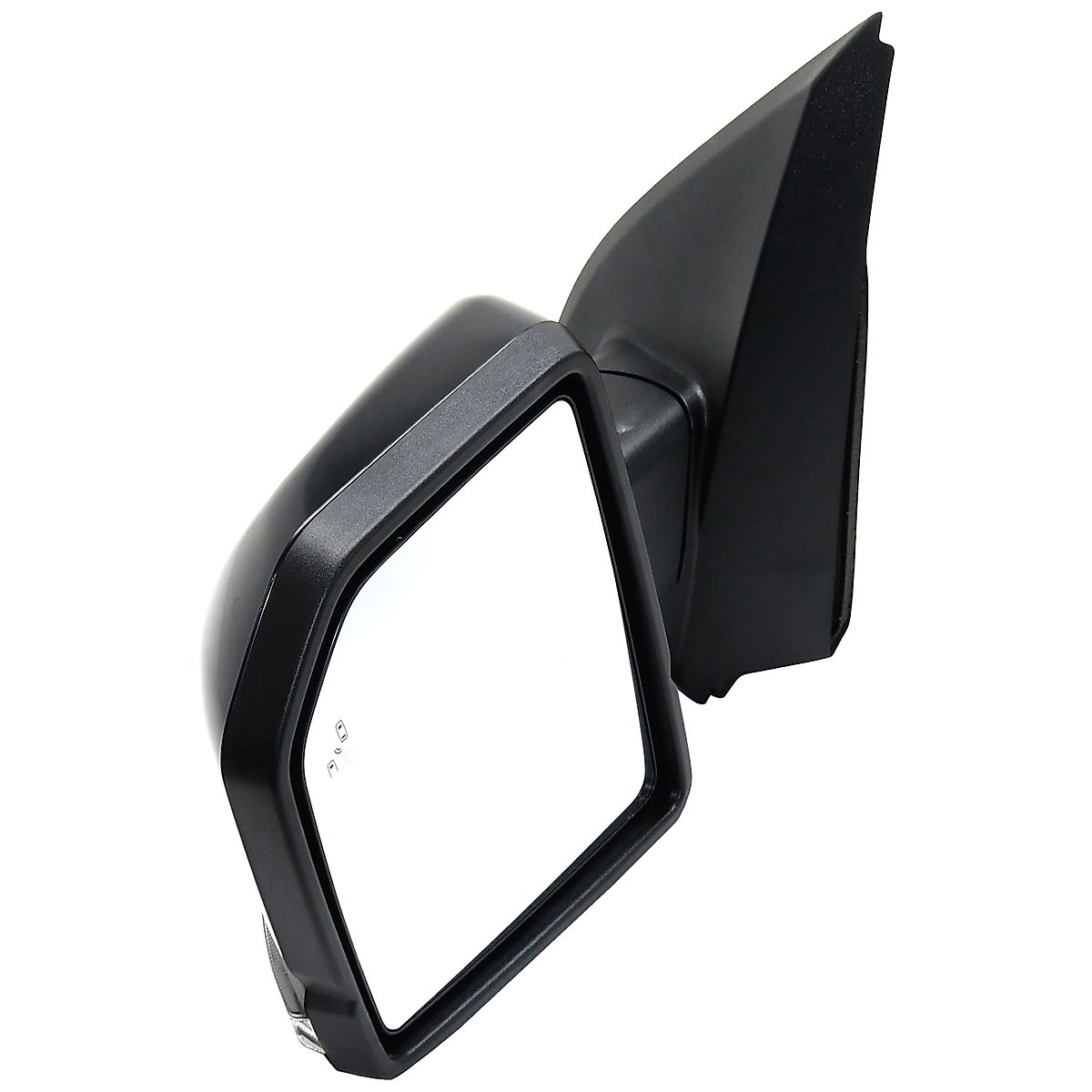 Kool Vue Driver Side Power Heated Mirror for Ford F-150 2015-2020 Power Fold With Signal Light, Blind Spot Monitor, Memory & Puddle Lamp Paintable