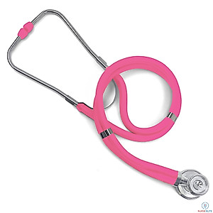EMS XTRM Sprague Rappaport Stethoscope - High-Quality, Durable Stethoscope for Nurses and Healthcare Professionals, Available in Multiple Colors, Latex-Free (Pink)