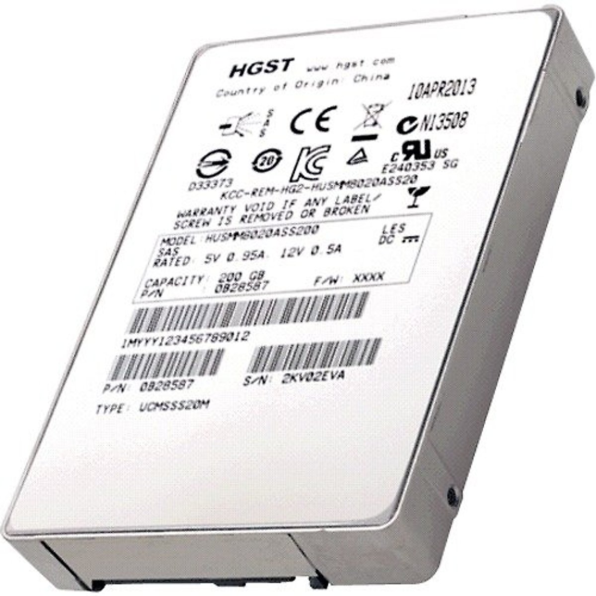 Hgst Ultrastar Ssd800mm Husmm8040ass201 400 Gb 2.5" Internal Solid State Drive . Sas . 1.12 Gbps Maximum Read Transfer Rate . 700 Mbps Maximum Write Transfer Rate . 145000Iops Random 4Kb Read . 70000Iops Random 4Kb Write "Product Type: Storage Drives/Hard