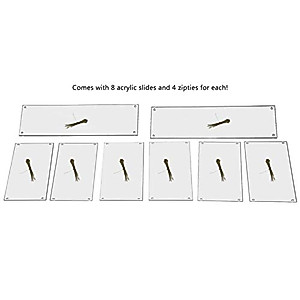 Marketing Holders 14” x 6" Cage Guard Siding Habitat Liner Pliable and Flexible 1 Pack of 8 Sheets Sanitary Pen Rabbit Guinea Pig Lining Critter Cage Urine Splash Protection Pens or Corrals