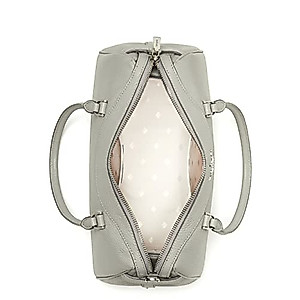 Kate Spade New York Pebbled Leather Mimi Satchel (Nimbus Grey)