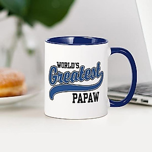 CafePress World's Greatest Papaw Mug Ceramic Coffee Mug, Tea Cup 11 oz