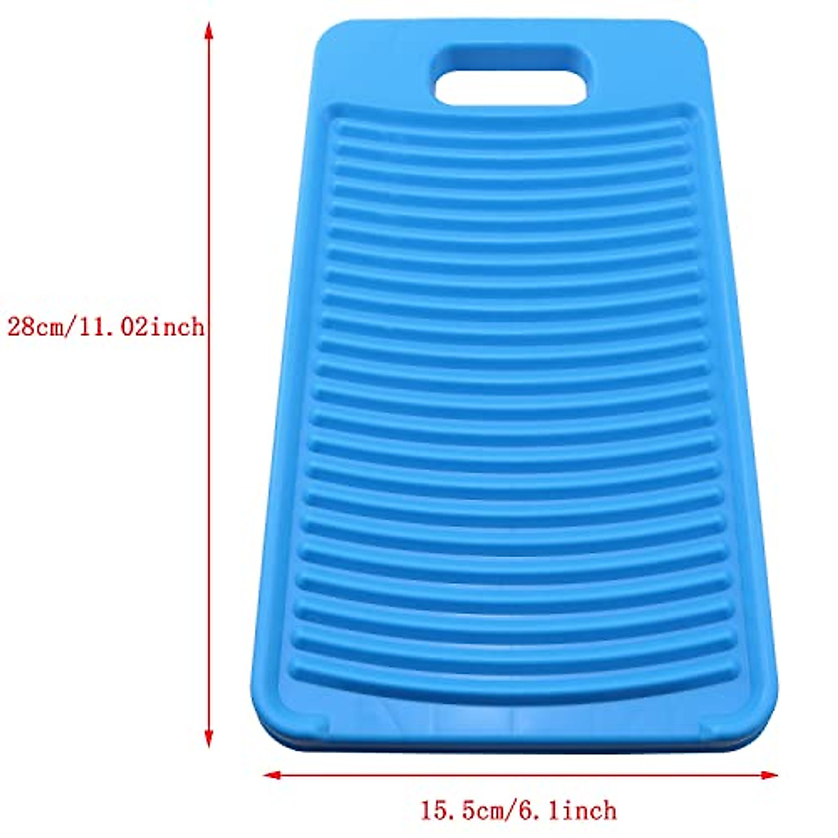 ZYAMY Antiskid Mini Washboard Plastic Washing Board Household for Kids Shirts Clean Laundry Lime Washboard for Laundry, Blue