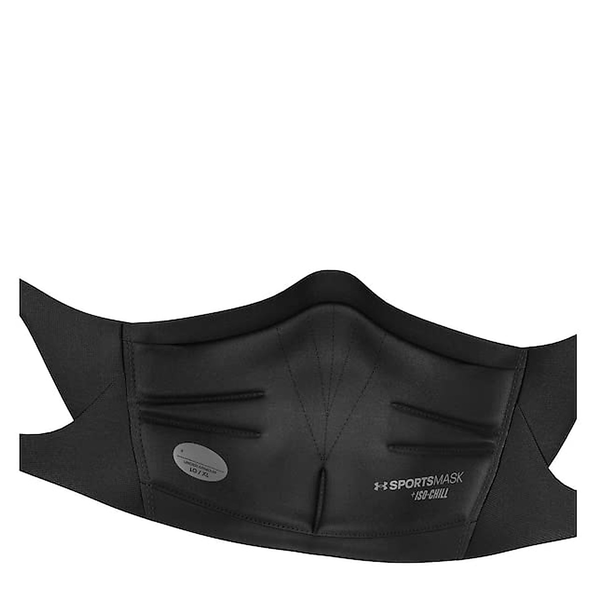 Under Armour unisex Sports Mask, Black (001)/White, Medium/Large
