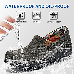 Women's Work Shoes Nurse's Non Slip - Healthcare and Nursing Shoes, All-Day Comfort, Fashion Sneakers Waterproof and Oil-Proof Walking Mary Jane Clogs Medical Breathable Shoes