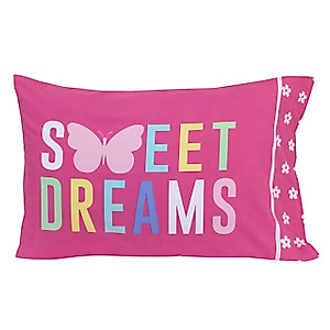 Carter's 4-Piece Toddler Set, Pink/White Butterflies, 52" x 28"