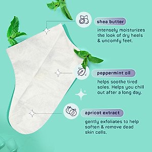 SpaLife Men's 12-Piece Spa Set: Repairing Hand Gloves for Dry Hands, Cooling Mint Foot Socks for Cracked Heels, and Moisturizing Face Mask Ultimate Men Grooming and Relaxation Gift Kit