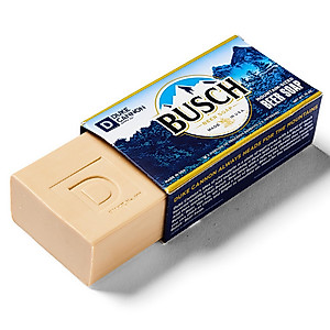 Duke Cannon Supply Co. Big Ass Brick of Bar Soap - Superior Grade, Large Men's Soap Made with Busch, All Skin Types, Masculine Sandalwood Scent, 10 oz.