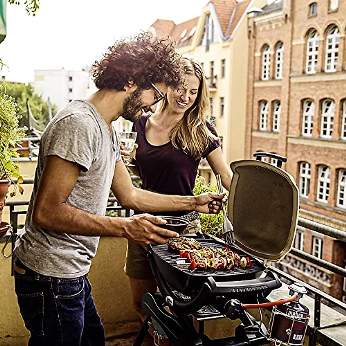 Tbgrepts 60040 Grill Burner Replacement Parts for Weber Q100, Q120, Q1000, Q1200, Baby Q Gas Grill, Compatible with 386001, 386002, 516002, 516001, 51060001, Replacement Part 69957, 41657 60040 45657