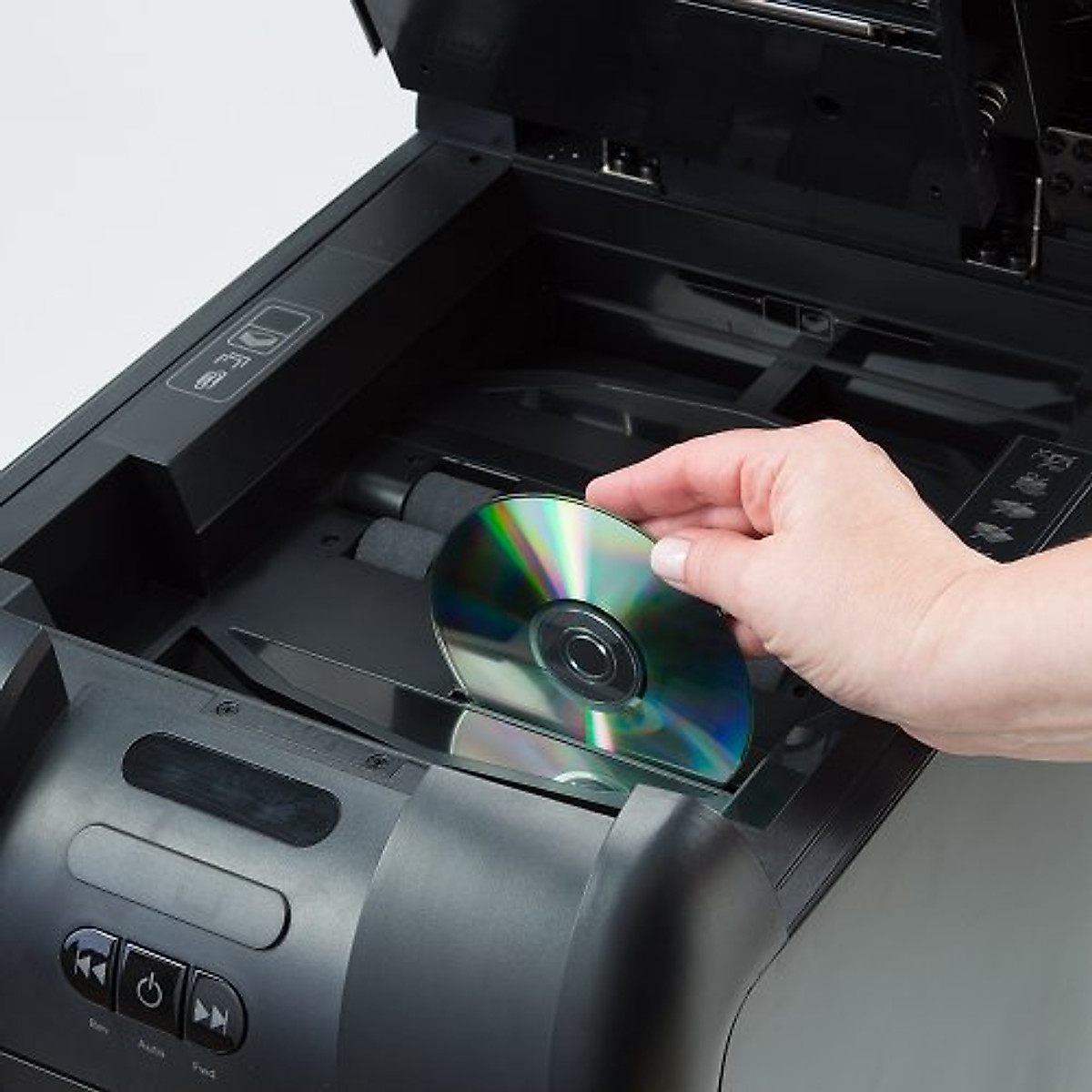 GBC Paper Shredder, Auto Feed, 750 Sheet Capacity, Micro-Cut, 20+ Users, Stack-and-Shred 750M (1758578)