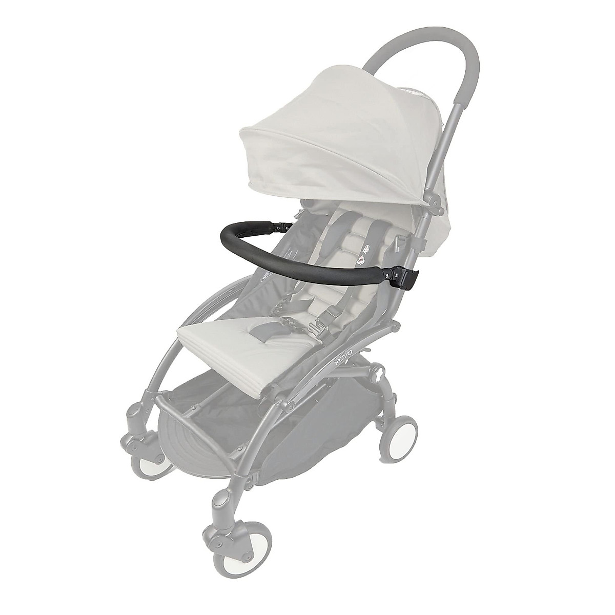 Neutral Stroller Bar for Babyzen YoYo and Yoyo+ - Armrest, Handle, Bumper and Crossbar - Oxford Cloth