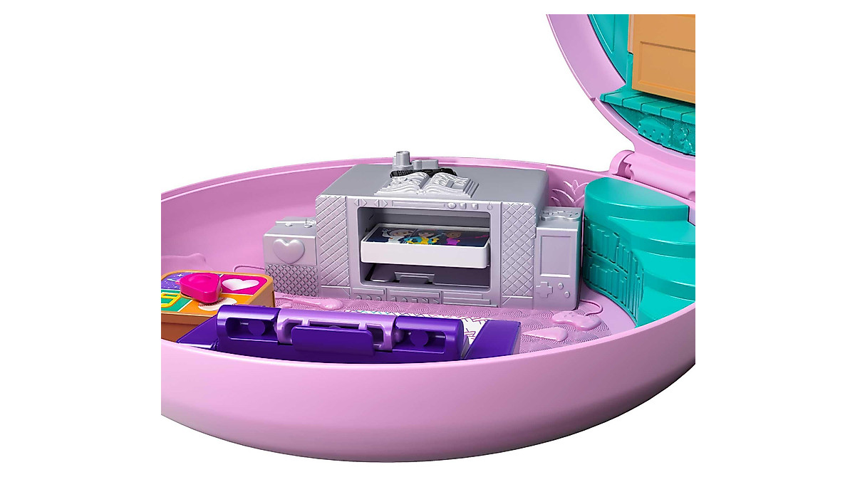 Polly Pocket Donut Pajama Party Playset - Fun Travel Toy