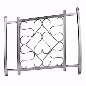 Camco Deluxe Aluminum RV Screen Door Grille | Adds a Sturdy Feel to the RV Door | Adjusts from 20-inches to 32-inches Wide | (43991)