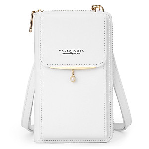 Valentoria Small Crossbody Bag Cell Phone Purse Wallet Leather Card Slot Clutch for Women