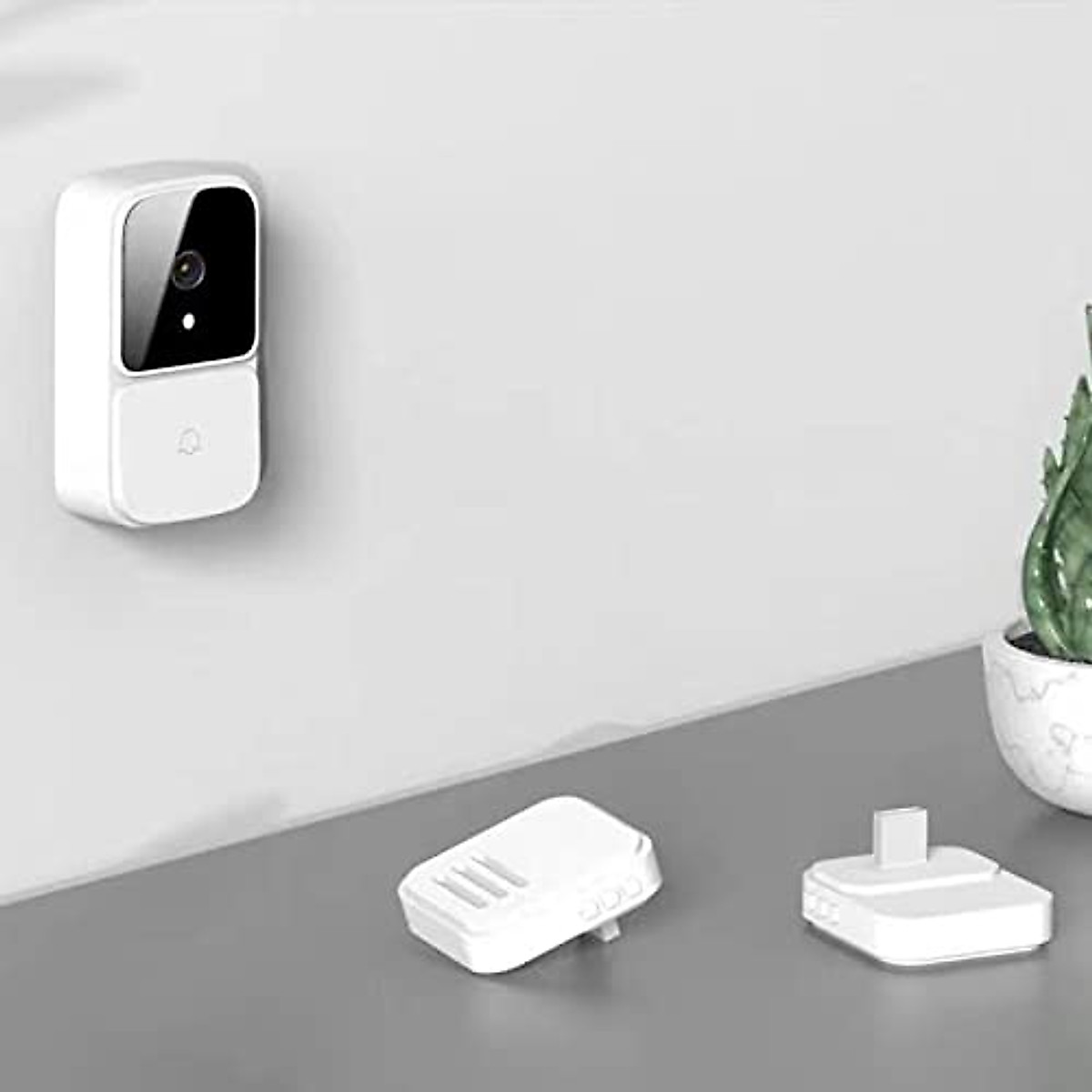 MIANHT 𝓼𝓮𝓬𝓾𝓻𝓲𝓽𝔂 Cameras Wireless Outdoor - Home 𝓼𝓮𝓬𝓾𝓻𝓲𝓽𝔂 Cameras, Ring Doorbell Camera Wireless, WiFi Rechargeable 𝓼𝓮𝓬𝓾𝓻𝓲𝓽𝔂 Door Doorbell