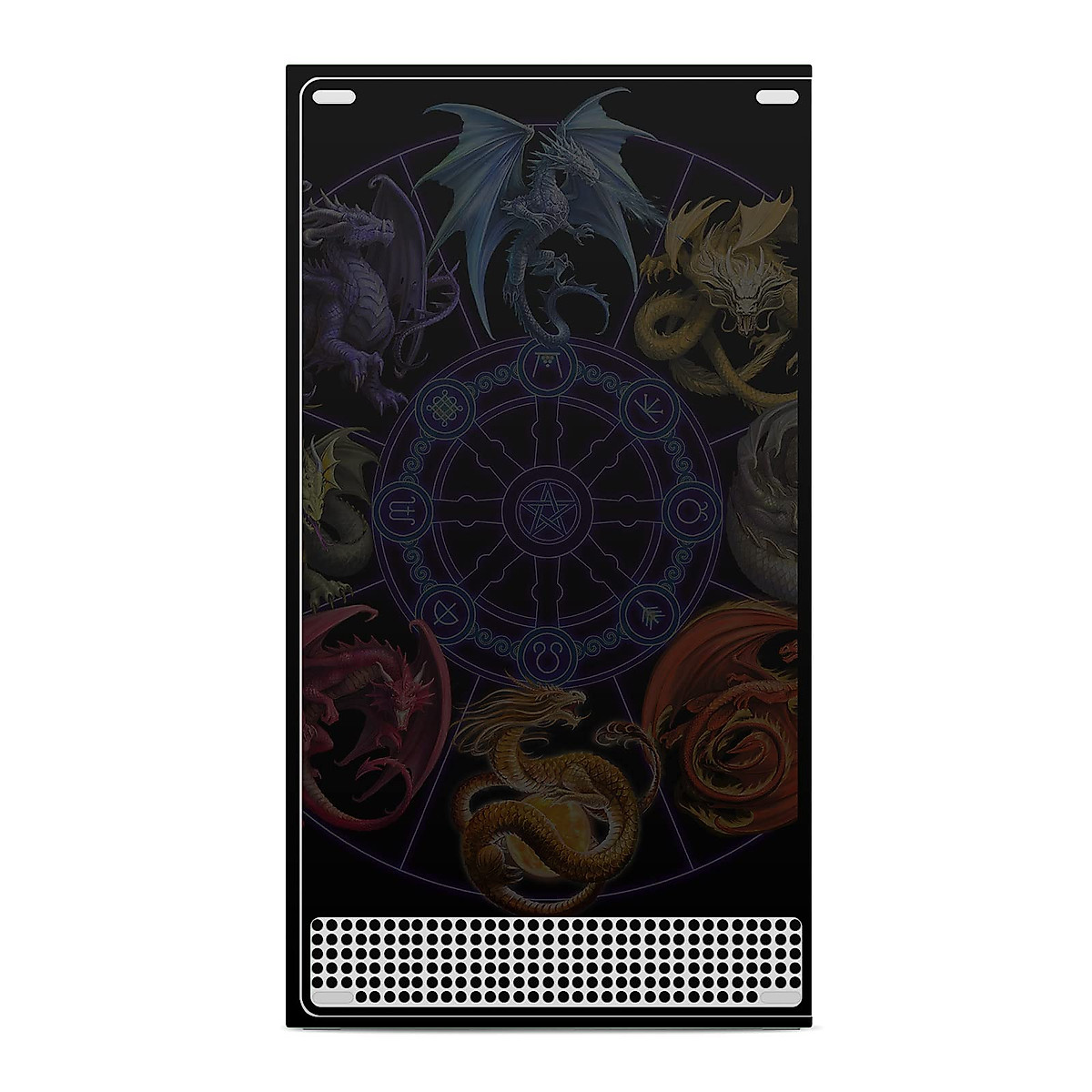 Head Case Designs Officially Licensed Anne Stokes Dragon Cycle Dragons of The Sabbats Vinyl Sticker Gaming Skin Decal Cover Compatible with Xbox Series S Console and Controller Bundle