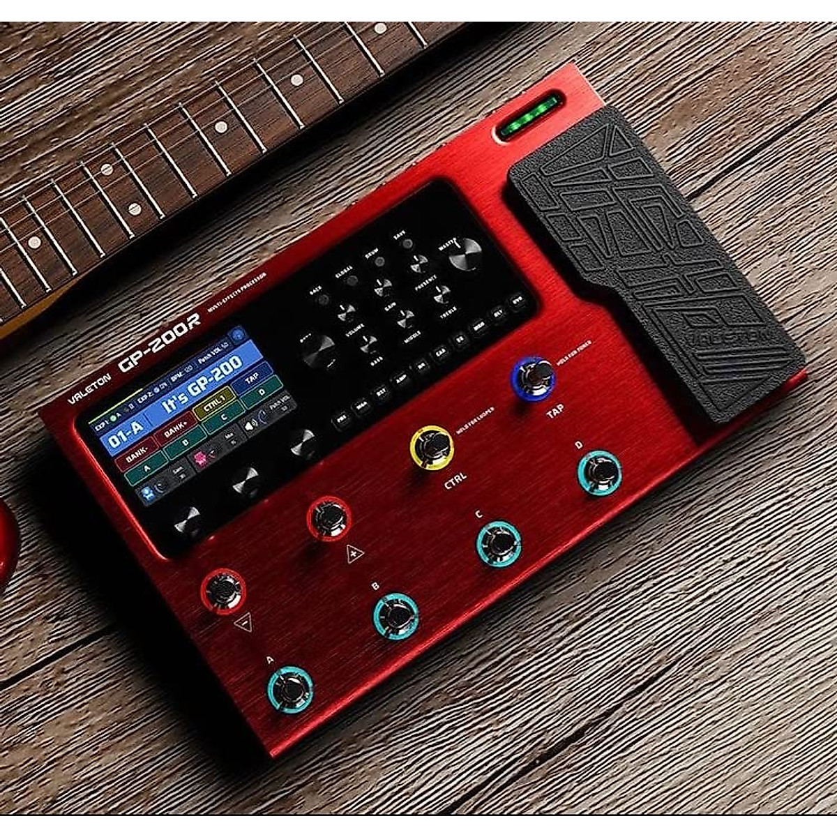 Valeton GP200R Multi Effects RED + Gig Bag Black Bundle