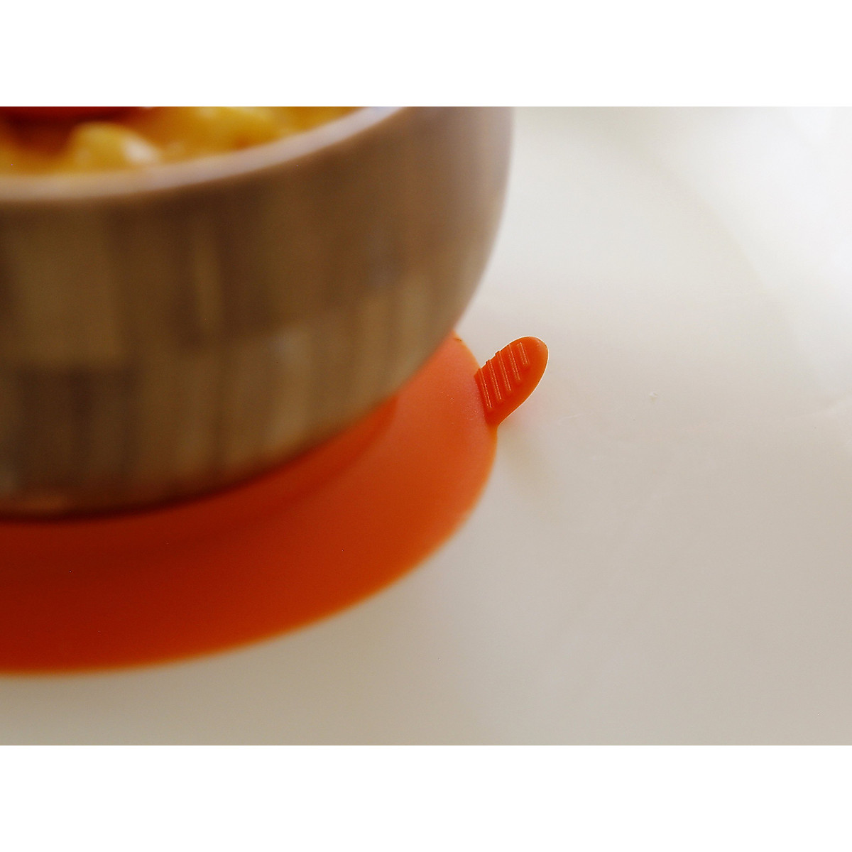 Avanchy Bamboo Baby Bowl + Baby Plate + 2 First Stage Spoons. Removable Suction Bottoms.