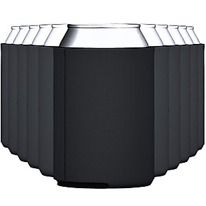 TahoeBay Blank Beer Can Coolers, Plain Bulk Collapsible Foam Soda Cover Coolies, Personalized Sublimation Sleeves for Weddings, Bachelorette Parties, HTV Projects (Multicolor)