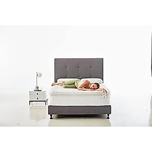 Queen Mattress - 12 Inch Cool Memory Foam & Spring Hybrid Mattress with Breathable Cover - Comfort Plush Euro Pillow Top - Rolled in a Box - Firm - Oliver & Smith